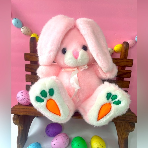 Goffa | Toys | Goffa Pink Easter Bunny Rabbit Plush Stuffed Animal Toy ...